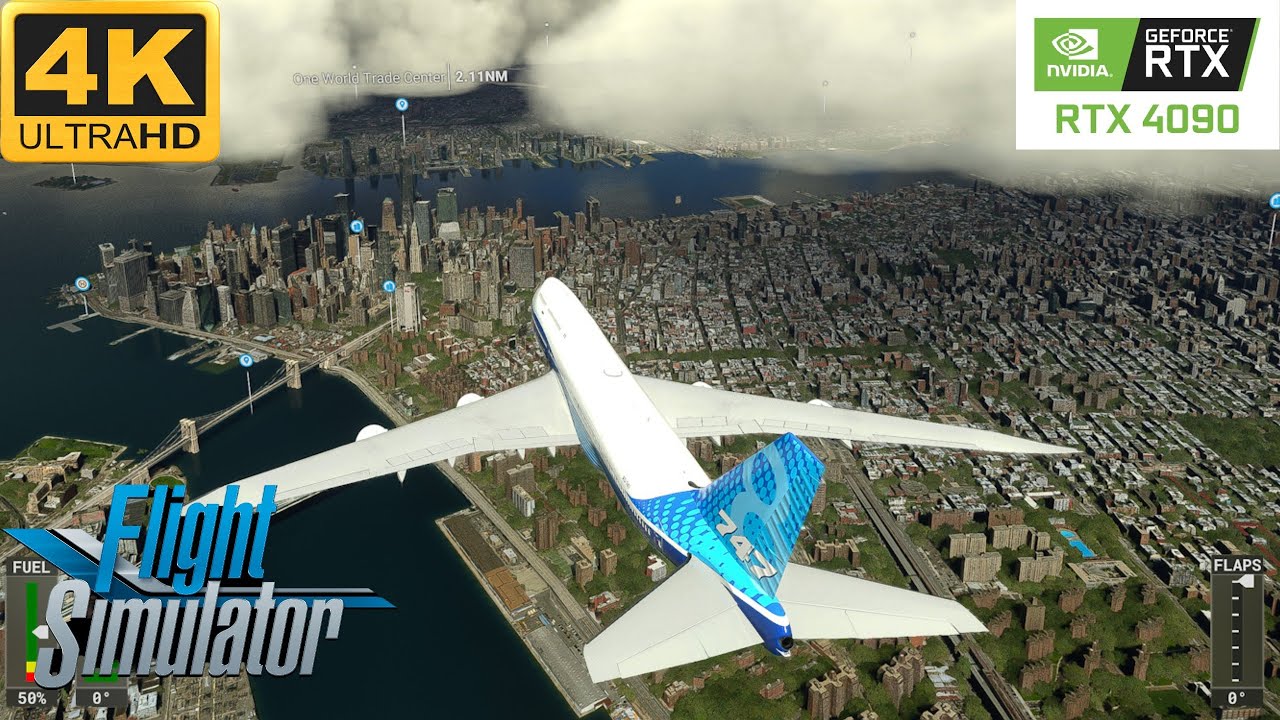 Microsoft Flight Sim 2020 | 7800X3D Test | 747 Gameplay | 1440P & 4K ...
