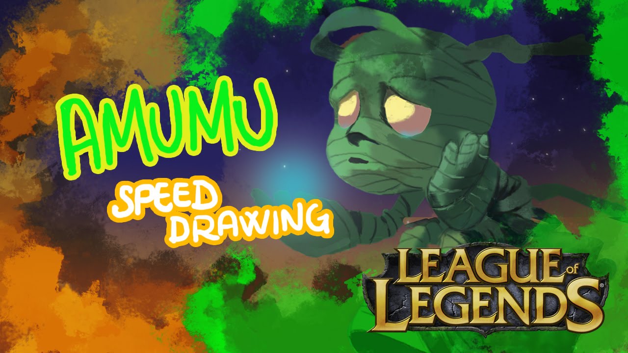 League of Legends Amumu Speed Drawing - YouTube