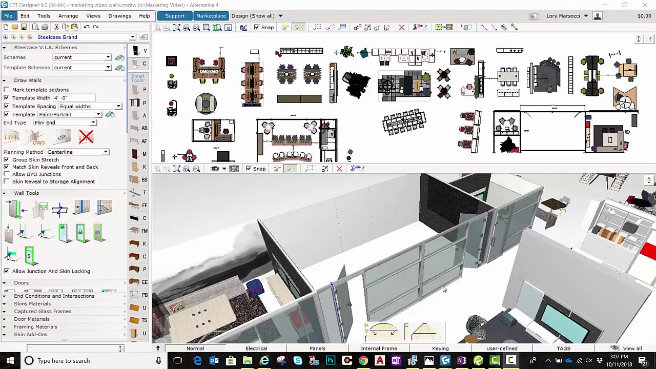 Demountable Walls CET Demo 2.0 - YouTube