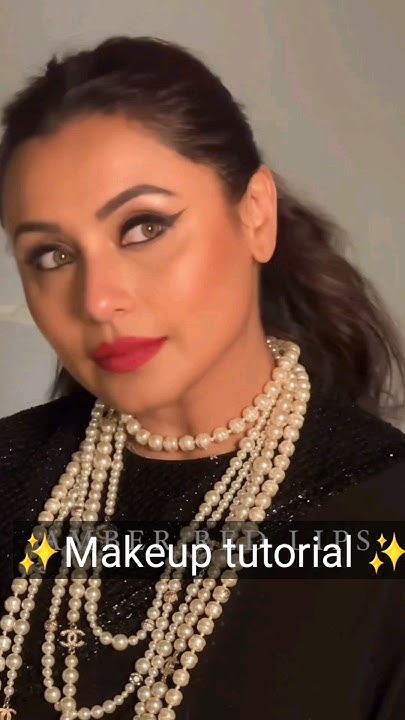 Rani Mukherjee Makeup Tutorial Shortfeed Makeup Beauty Fashion