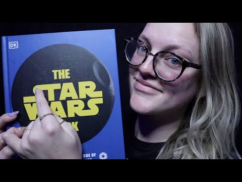 ASMR Tracing & Flipping Through Books w Hard Candy Mouth Sounds