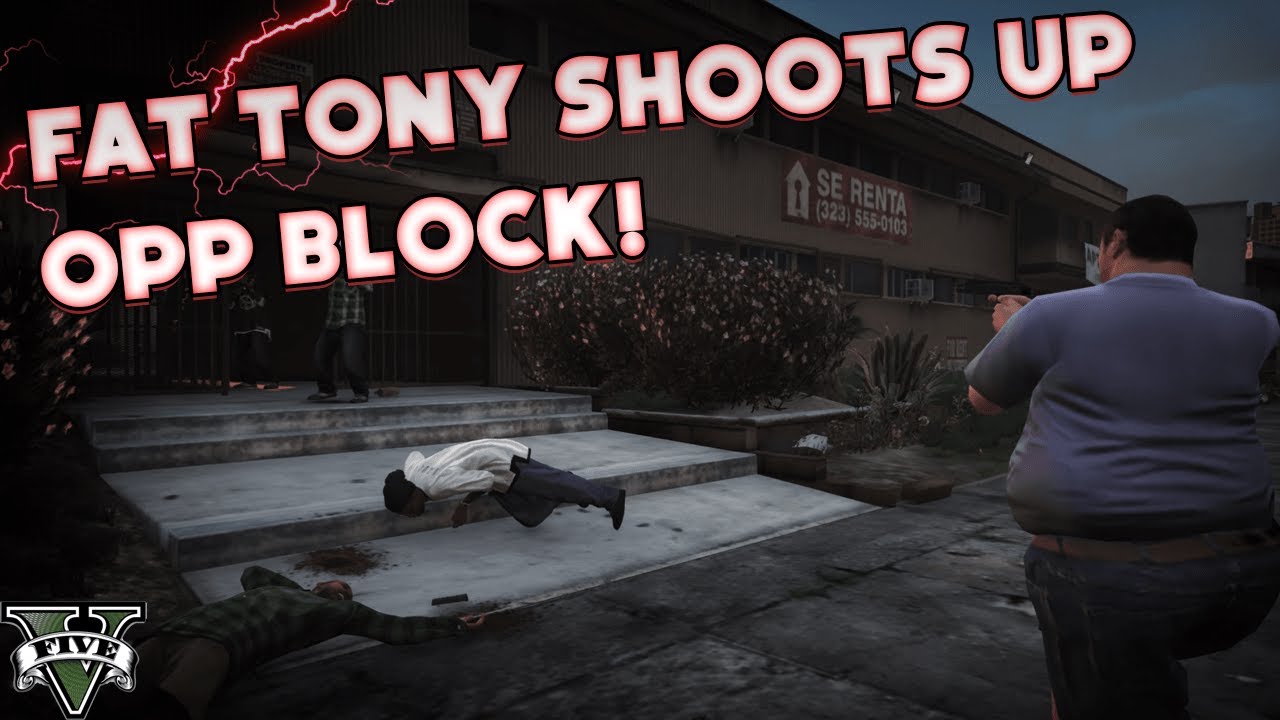 Fat Tony Shoots Up Opp Block! | GTA 5 RP | Grizzley World RP - YouTube
