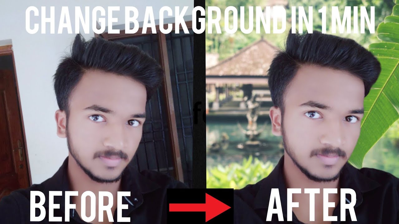 How to remove and change background of a photo or a picture in 1 min ...
