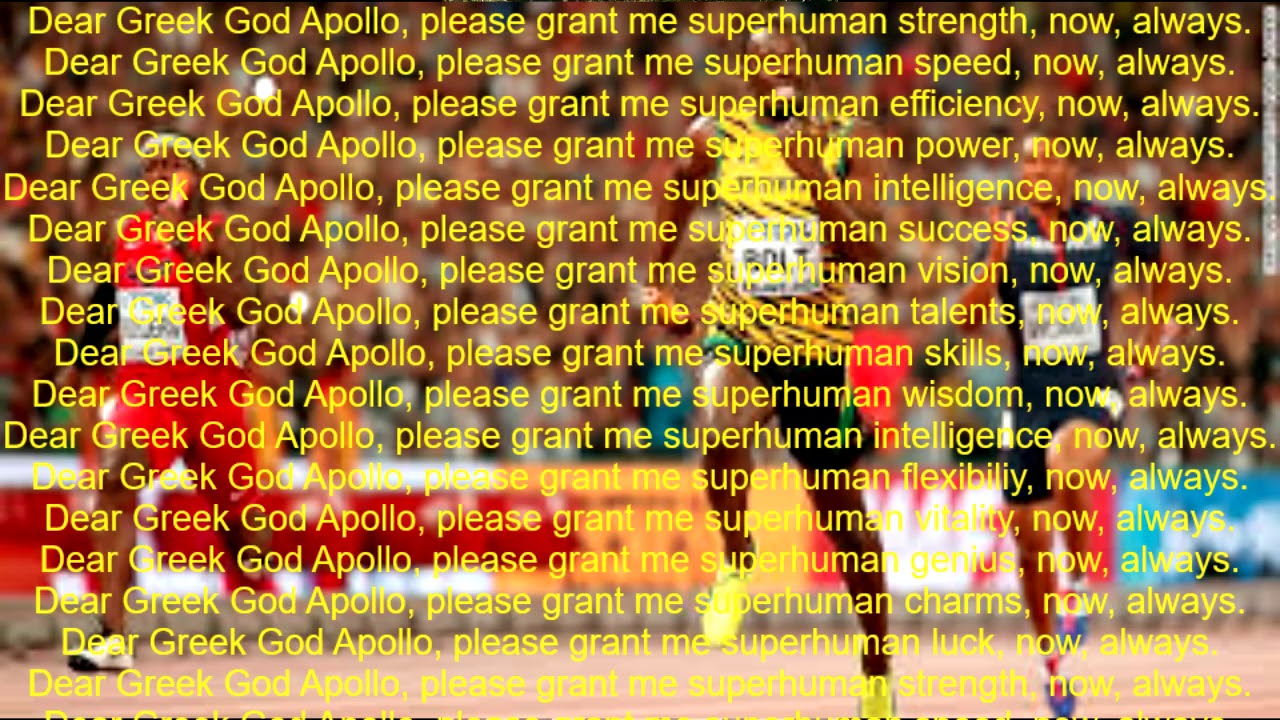 I Have Superhuman Strength from Greek God Apollo SUBLIMINAL - YouTube