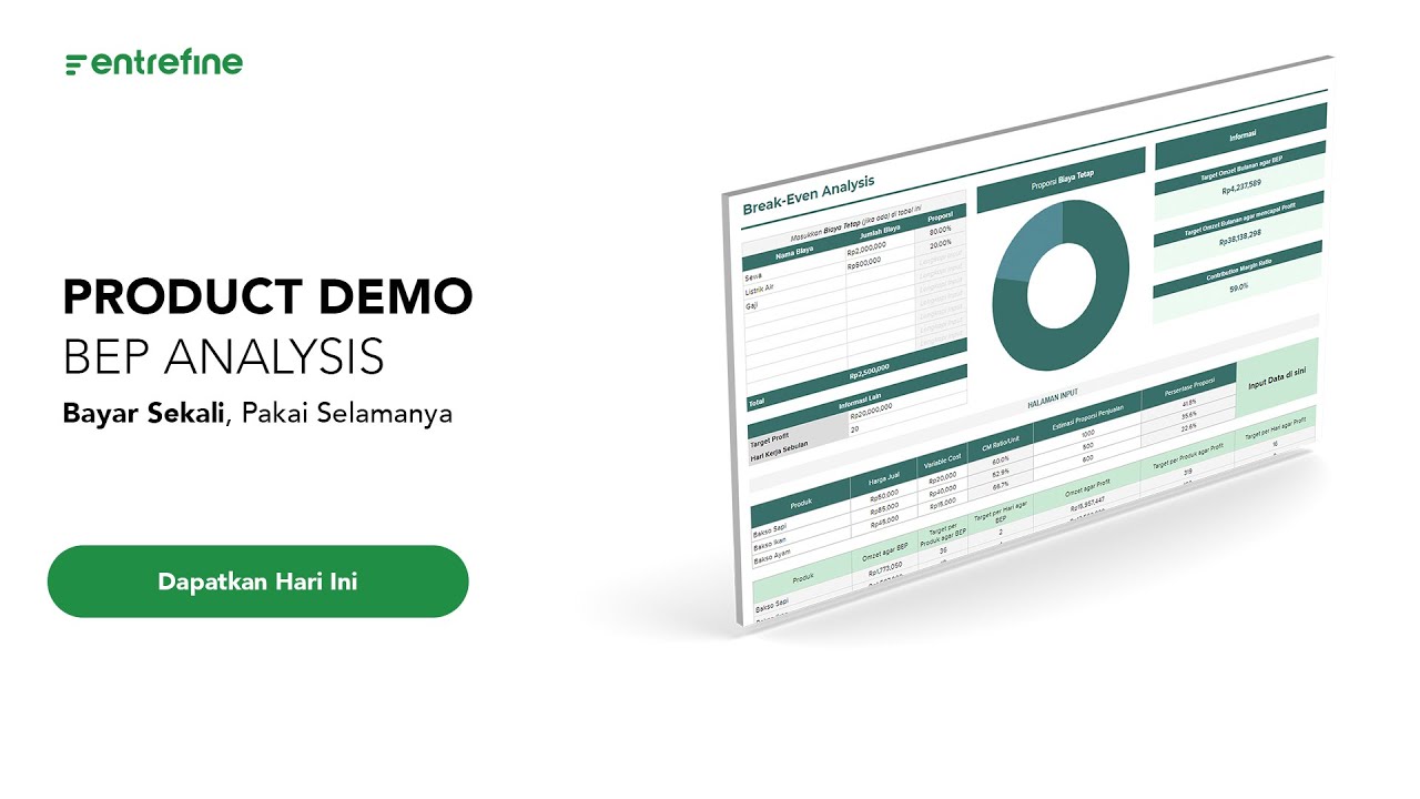 Demo Template BEP Analysis by Entrefine - YouTube