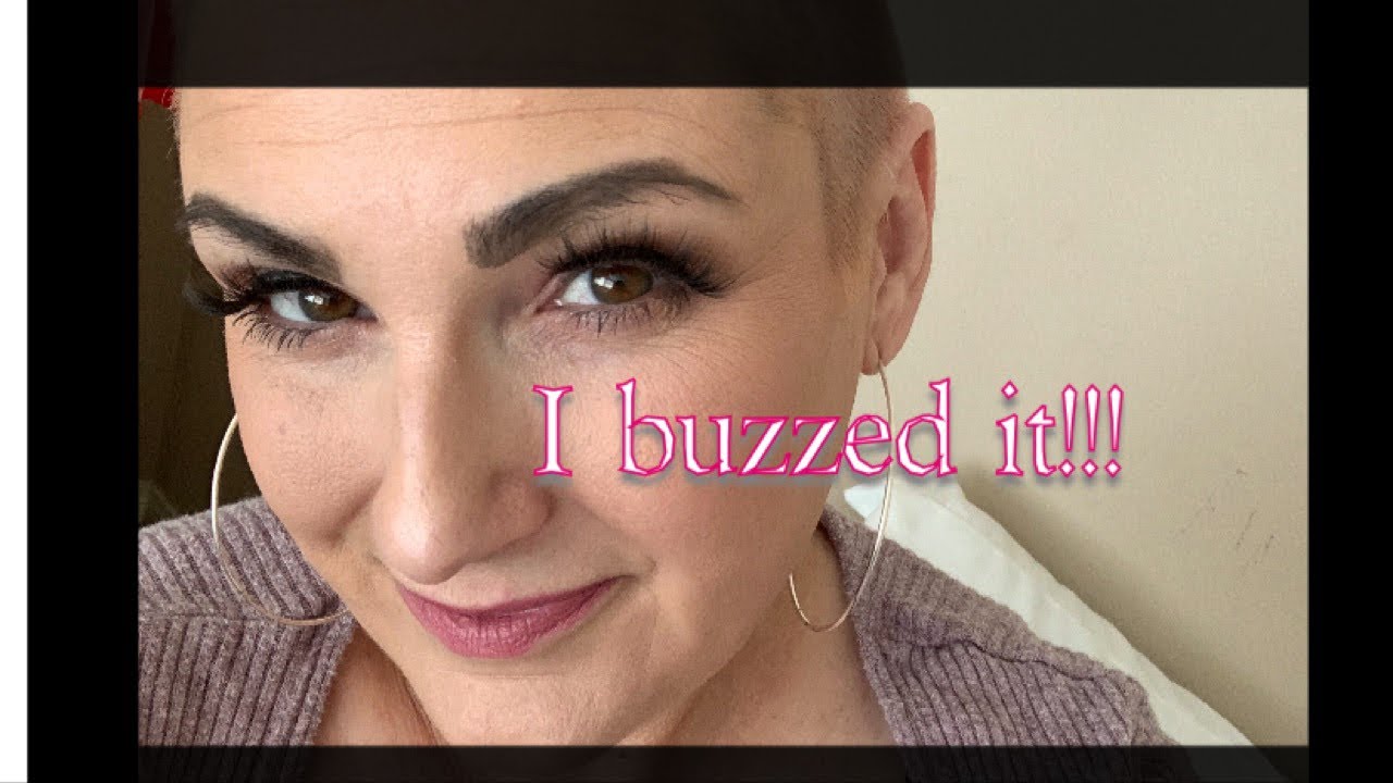 I buzzed my hair!!!! - YouTube