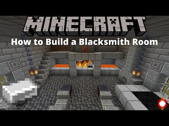 Minecraft Blacksmith Inside