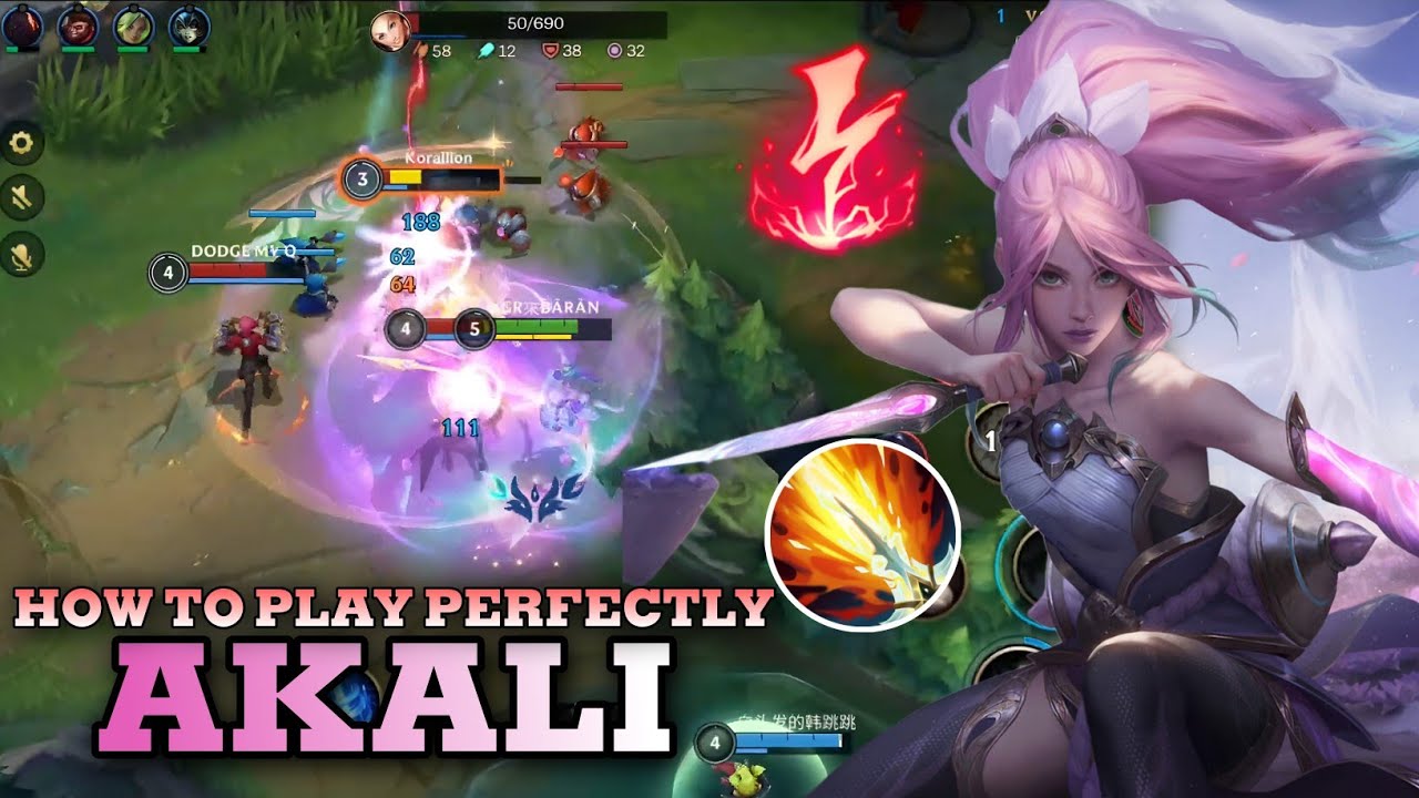 WILD RIDT AKALI : HOW TO PLAY PERFECTLY | WILD RIFT AKALI BUILD & RUNES ...