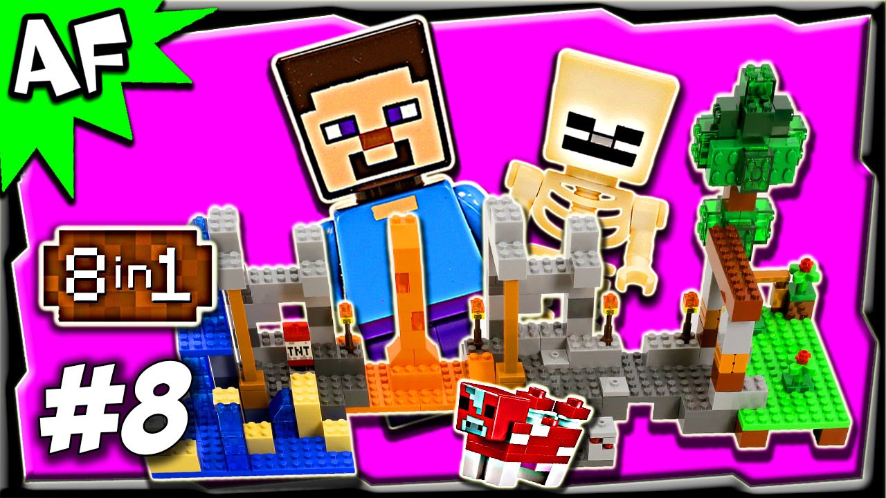 Lego Minecraft 21116 CRAFTING BOX Build #8 Animated Stop Motion Review ...