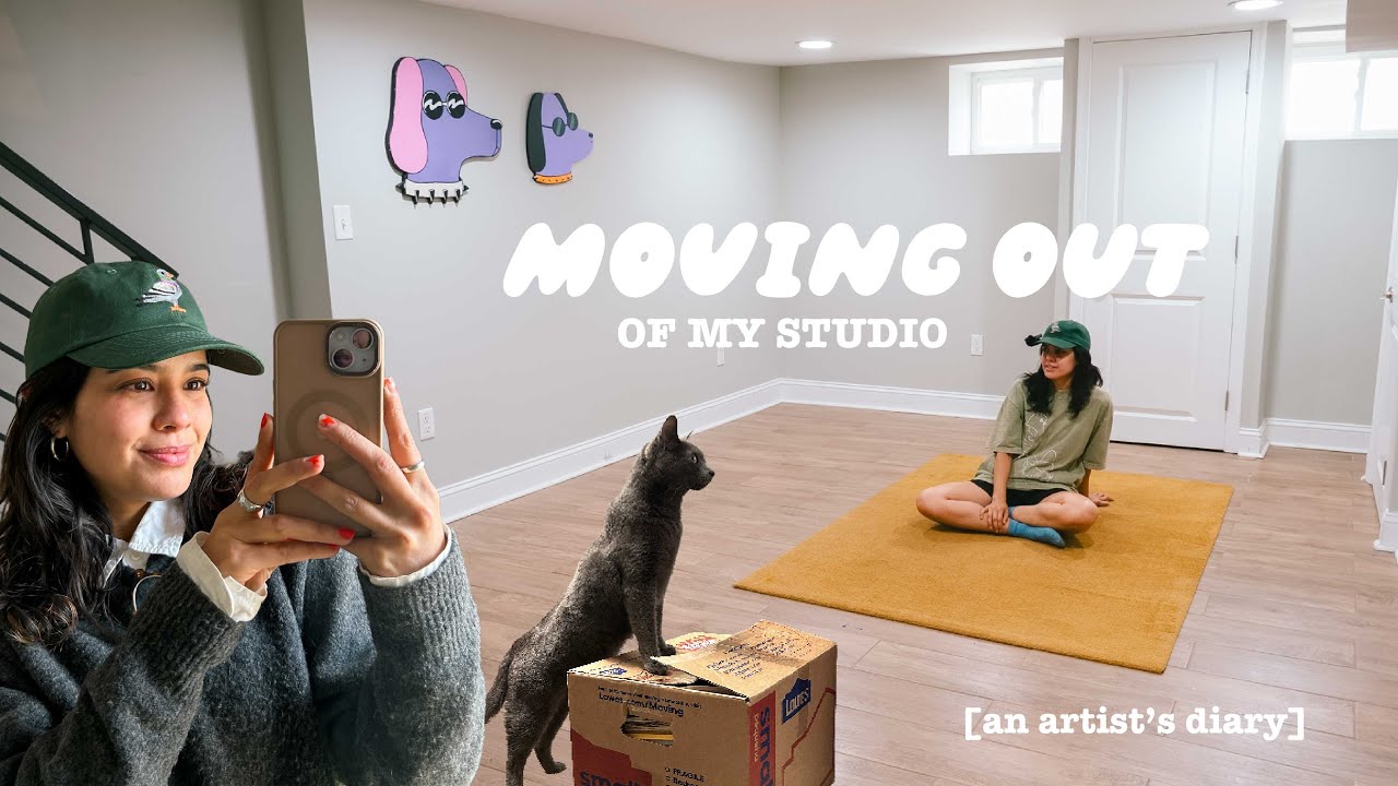 Packing Up My Screen Printing Studio 💫 life updates + dismantling my ...