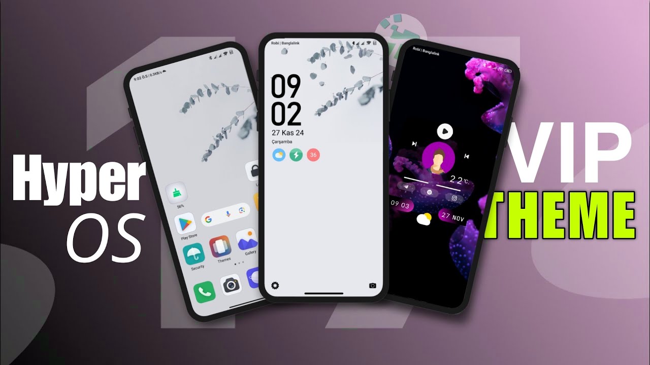 Xiaomi Themes Customization using HyperOS Themes | HyperOS Setup - YouTube