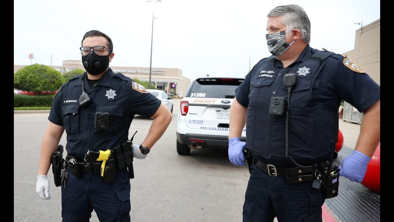 Father and son patrol together in West Harris County - YouTube