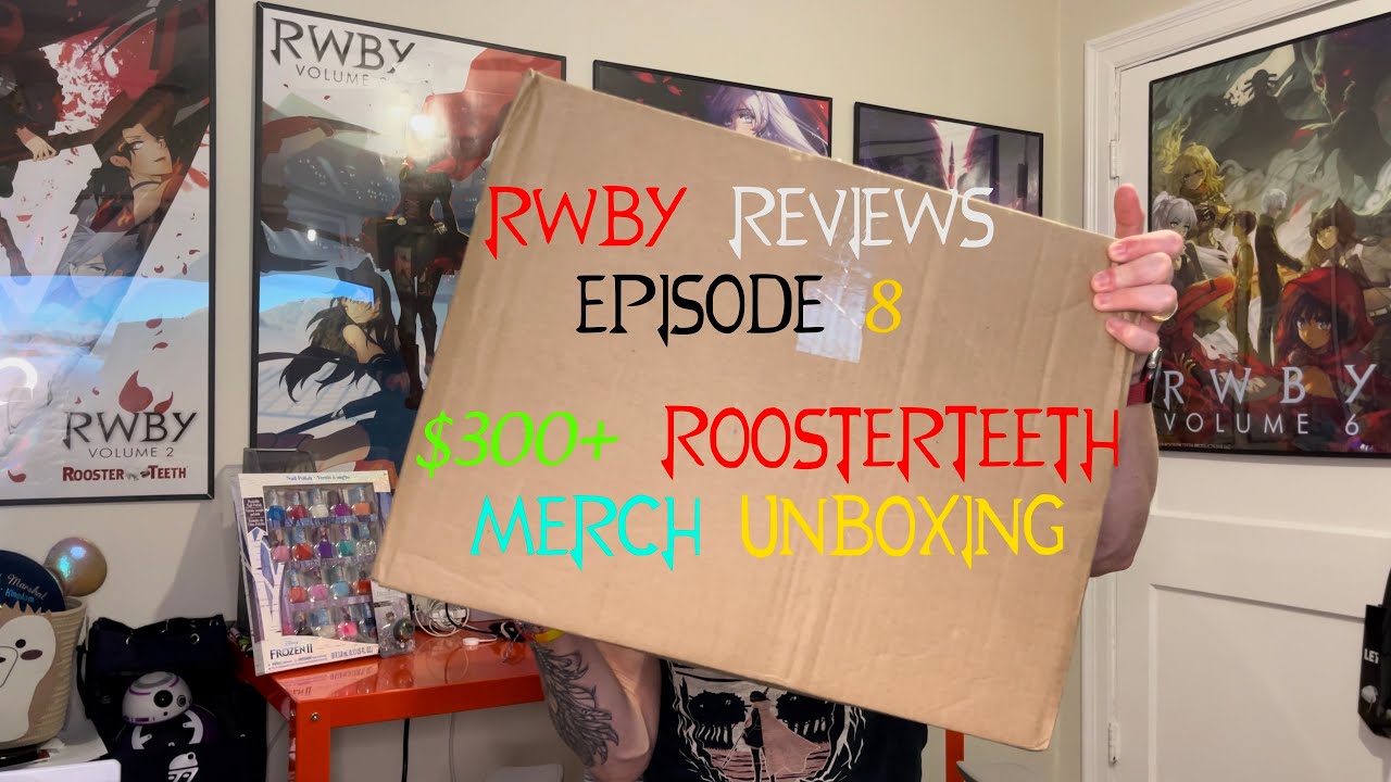 $300+ Rooster Teeth Merch Unboxing! (RWBY, FunHaus, AH+) - RWBY REVIEWS ...