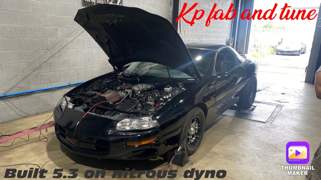 Camaro f body dyno tune 5.3 nitrous - YouTube