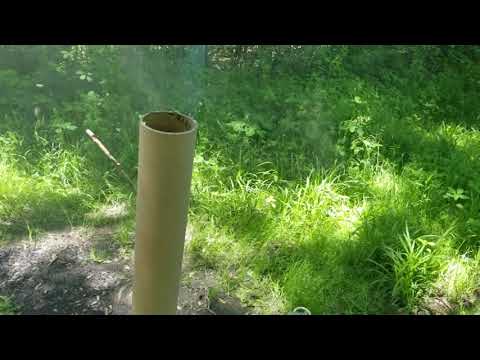 Cardboard Tube Fire Thingy - YouTube