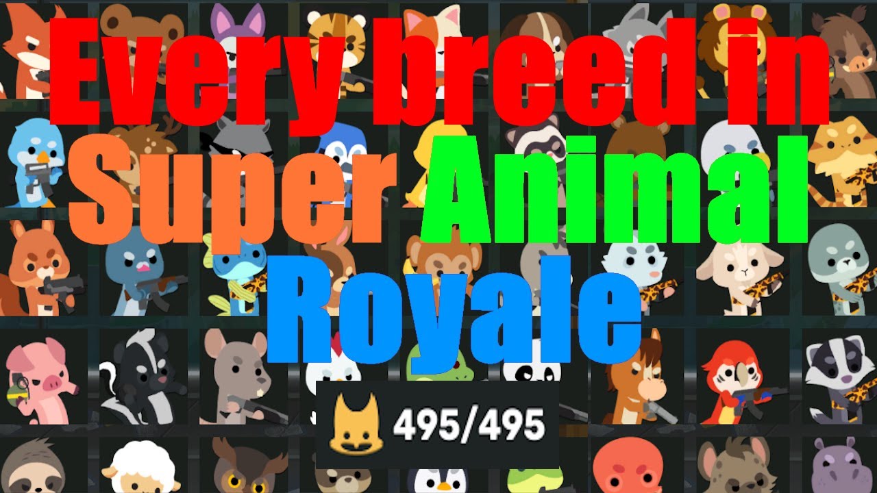 Super Animal Royale All Animals pt:1 - YouTube