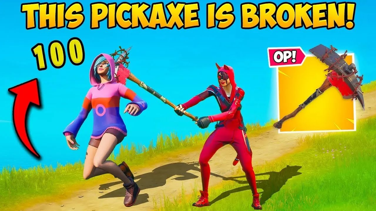 *BROKEN* PICKAXE DOES 100 DMG!! - Fortnite Funny Fails and WTF Moments ...