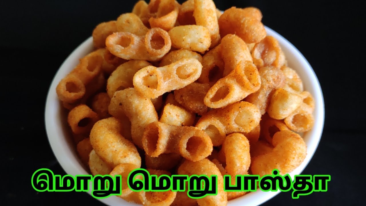 Tea time snacks## Crispy pasta crackers## (மொறு மொறு பாஸ்தா ) - YouTube