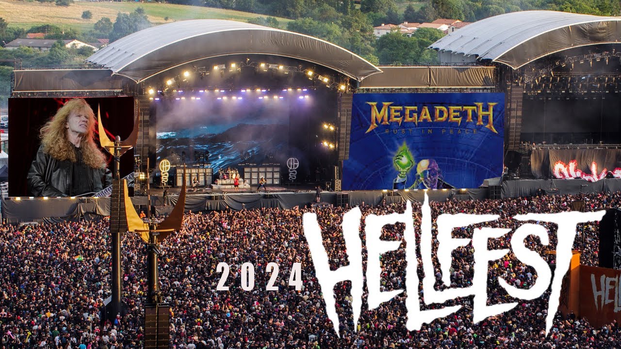 raw footage no editing HELLFEST 2024 with Megadeth - YouTube