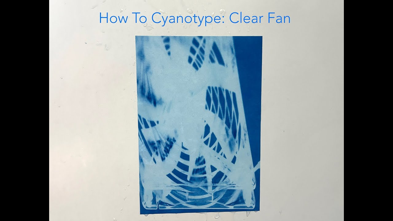 How to Cyanotype: Transparent Fan #satisfyingart #satisfyingvideos ...