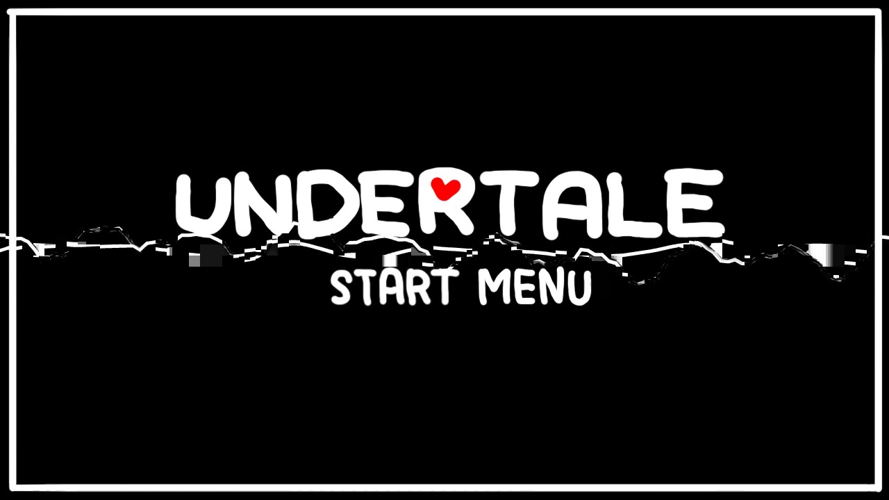 UNDERTALE - Start Menu (Cover) - YouTube