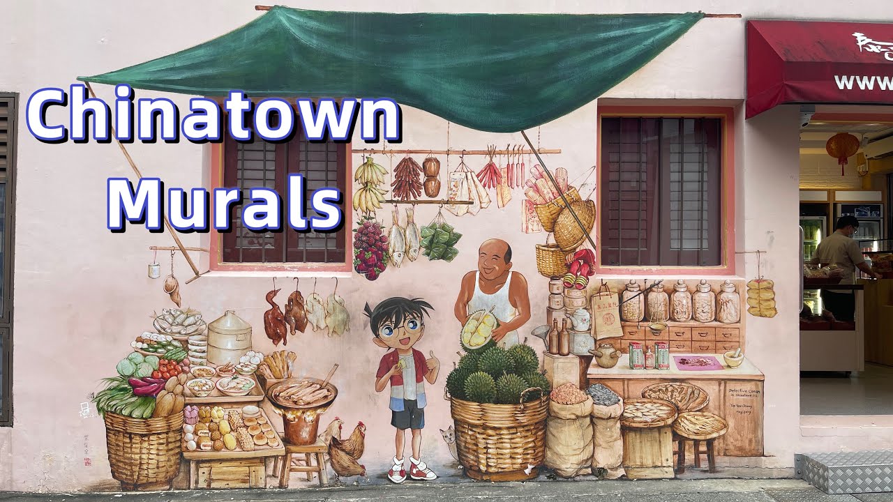 Street Art in Singapore - Chinatown Murals - YouTube