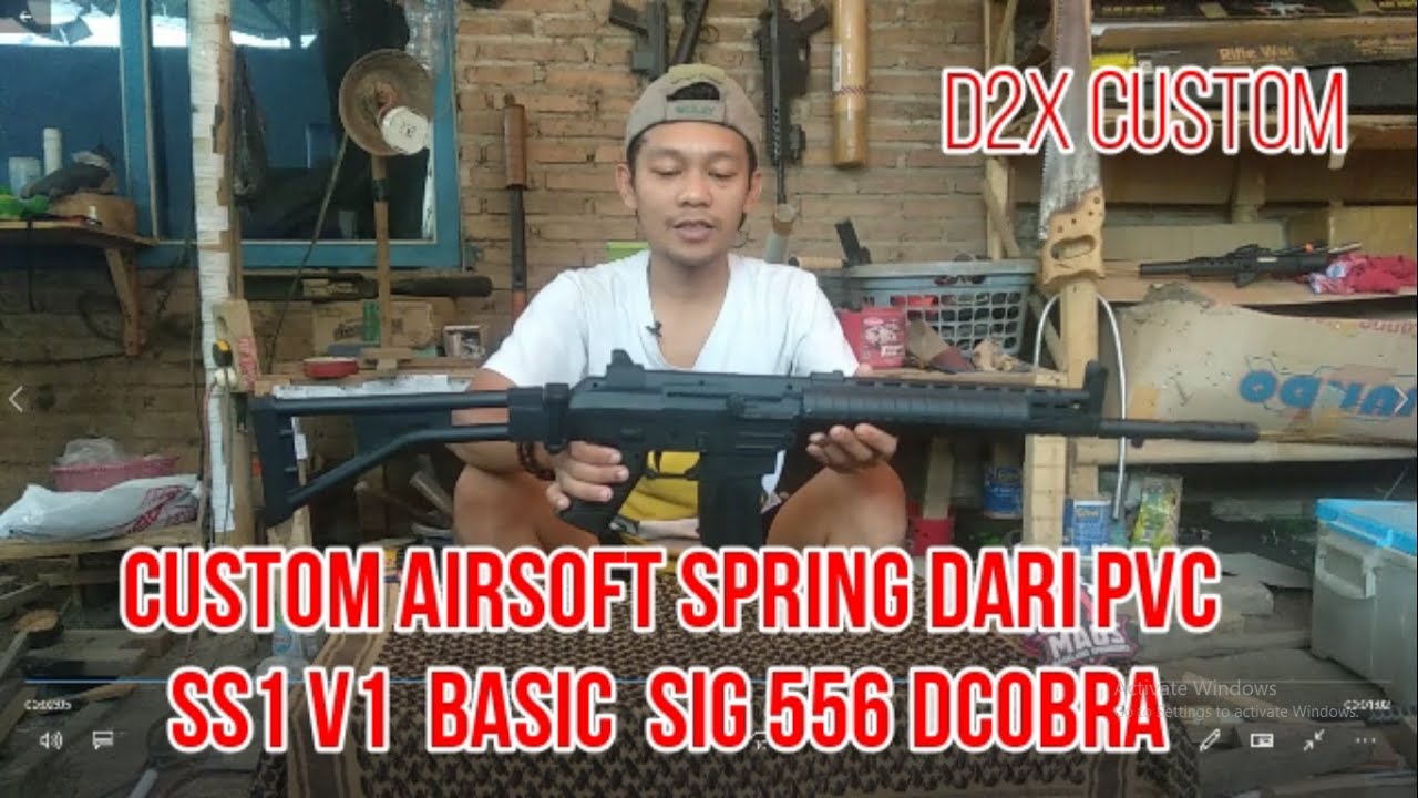 REVIEW CUSTOM SS1 V1 BASIC SIG 556 DCOBRA - YouTube