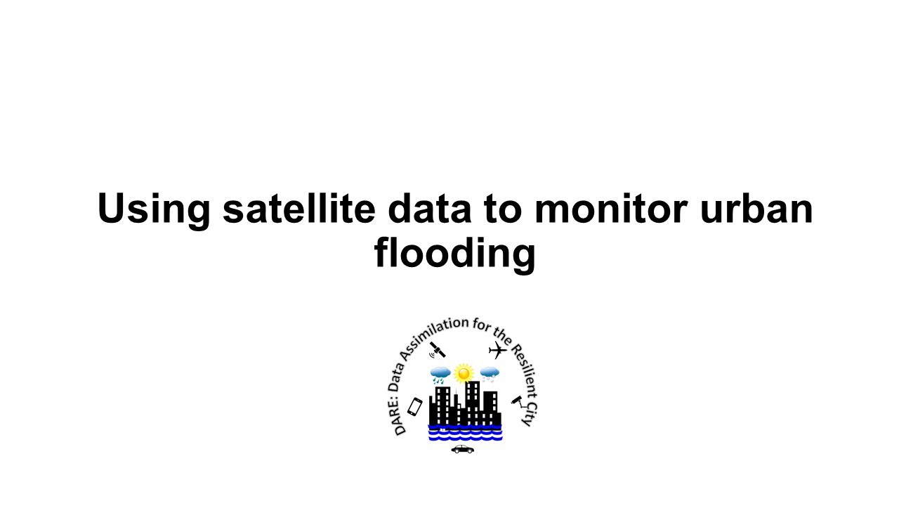 Using satellite data to monitor urban flooding - YouTube