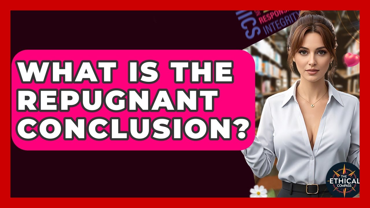 What Is The Repugnant Conclusion? - The Ethical Compass - YouTube