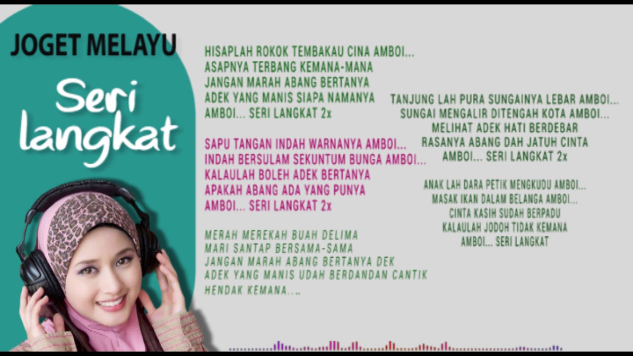 JOGET MELAYU - SERI LANGKAT - lagu melayu legendaris - YouTube