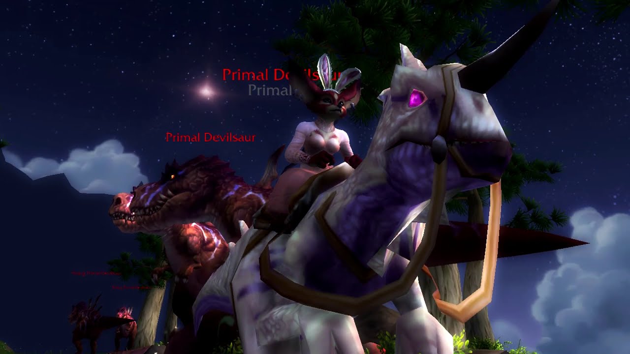 The Bone-White Primal Raptor Mount Experience - YouTube