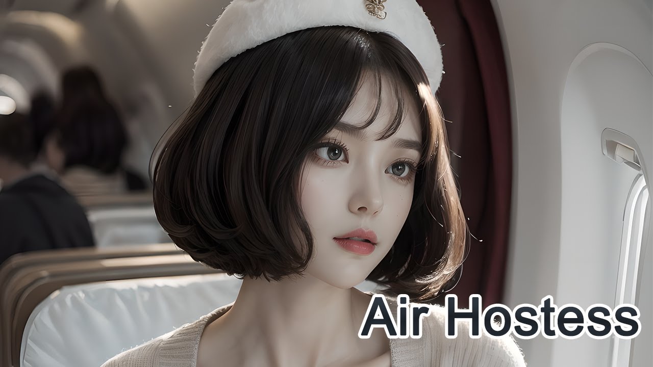 [Lookbook 4K] Exquisitely Beautiful Air Hostess Cosplay | Stunning ...