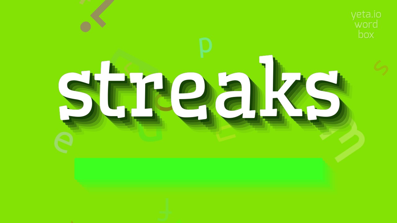 How to say "streaks"! (High Quality Voices) - YouTube