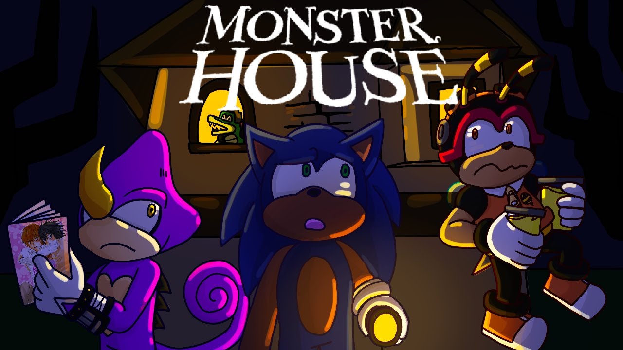 Team Chaotix (And Sonic the Hedgehog) go to Monster House (Sonic X ...