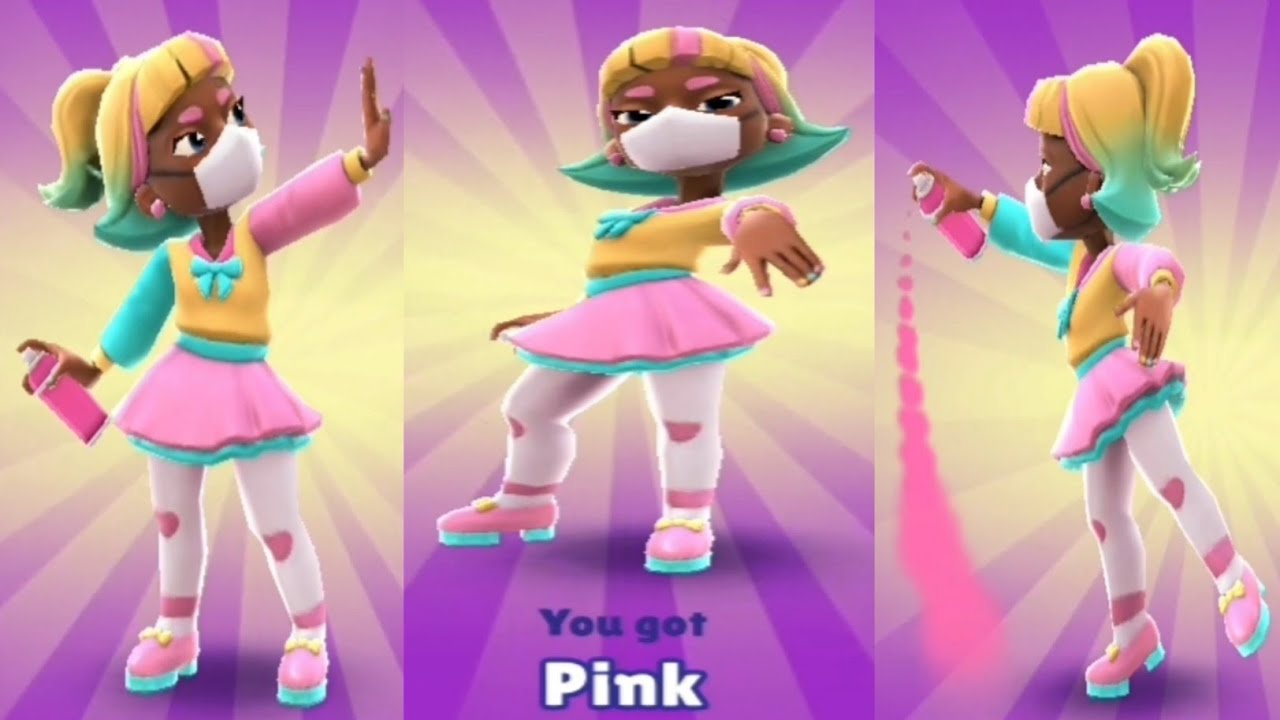 Subway Surfers Unlocking PINK (Vancouver Surfer) in Season Hunt Reward ...