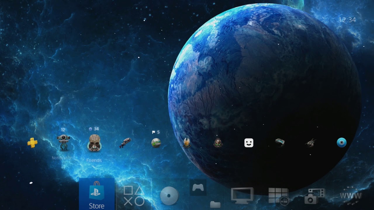 [PS4 Themes] BRIKS 2 4k Arubis Planet Dynamic Theme - YouTube