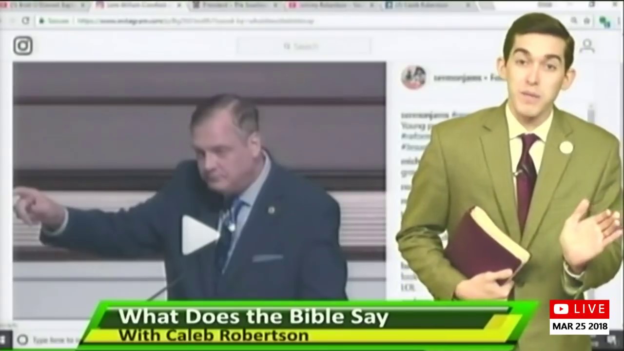 Caleb Robertson Agrees with Albert Mohler, SBTS President - YouTube