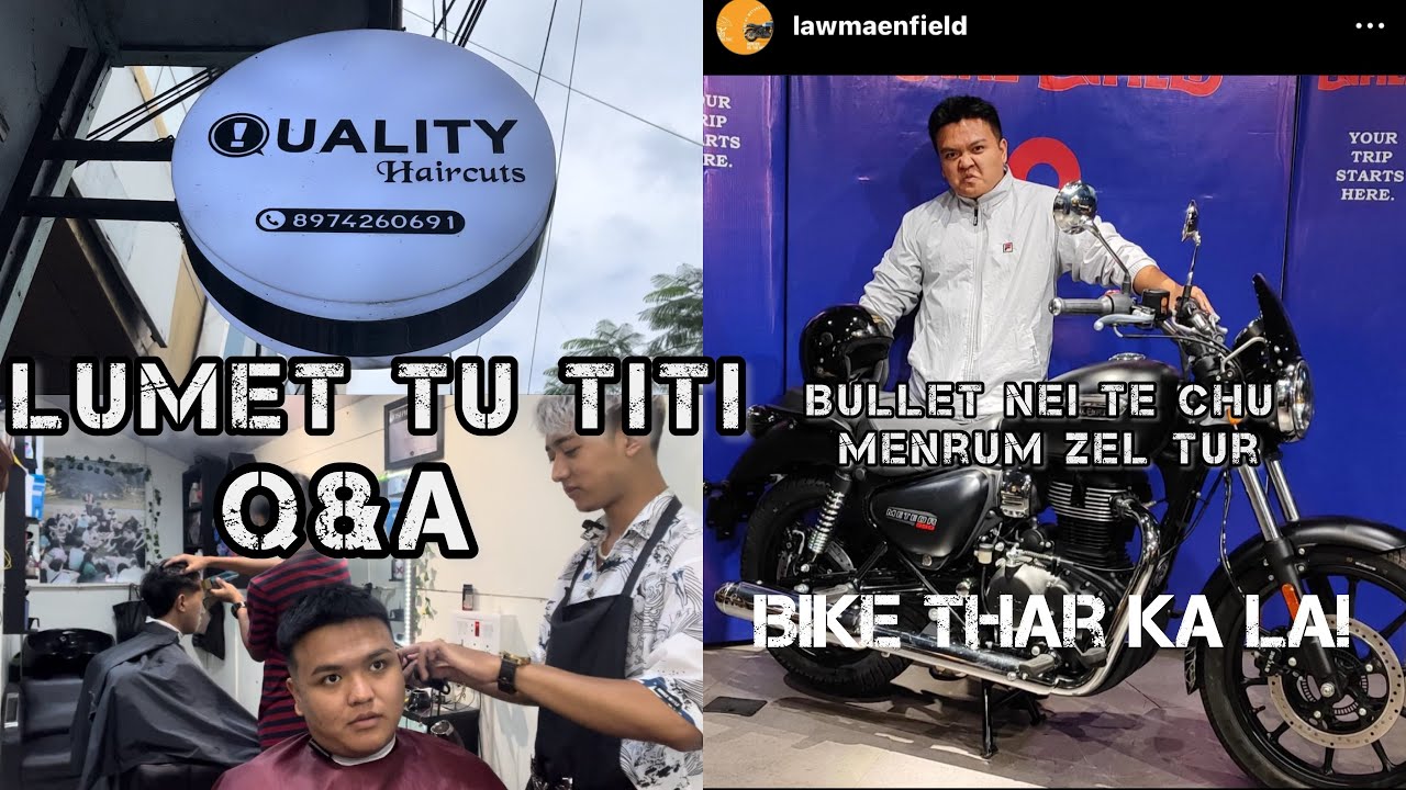 Bike thar ka la! Quality haircuts ah ka leng | Barber ti ti - YouTube