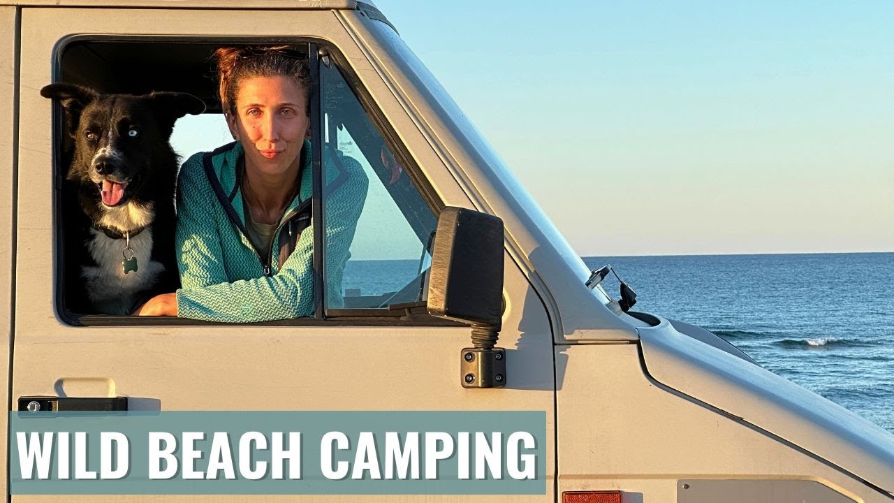 🌊 couple camping on the beach - NORTH TUNISIA - Cap Serrat 🌊 - YouTube