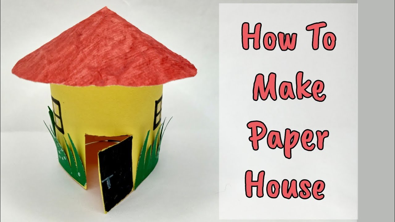 How To Make Paper House 🏠/ Easy Way To Make Paper House 🏡 ...