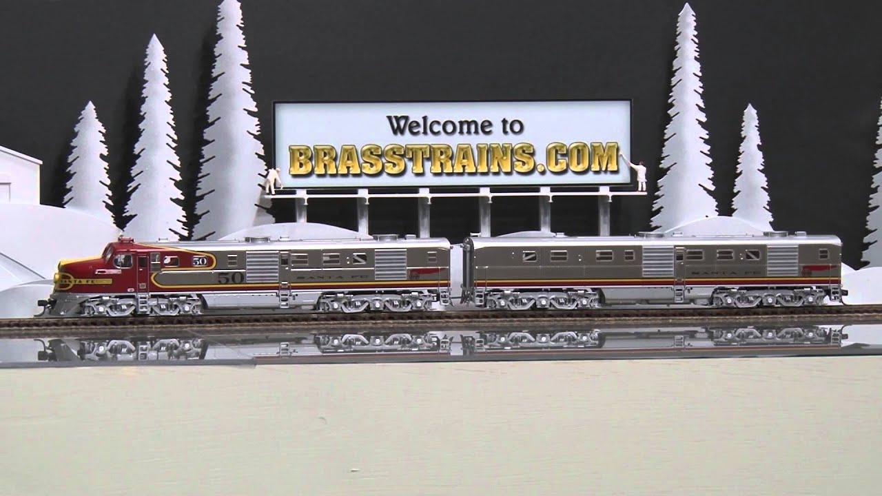 053015-HO Brass Model Train - OMI 6913.1 ATSF Santa Fe DL-109/110 ...
