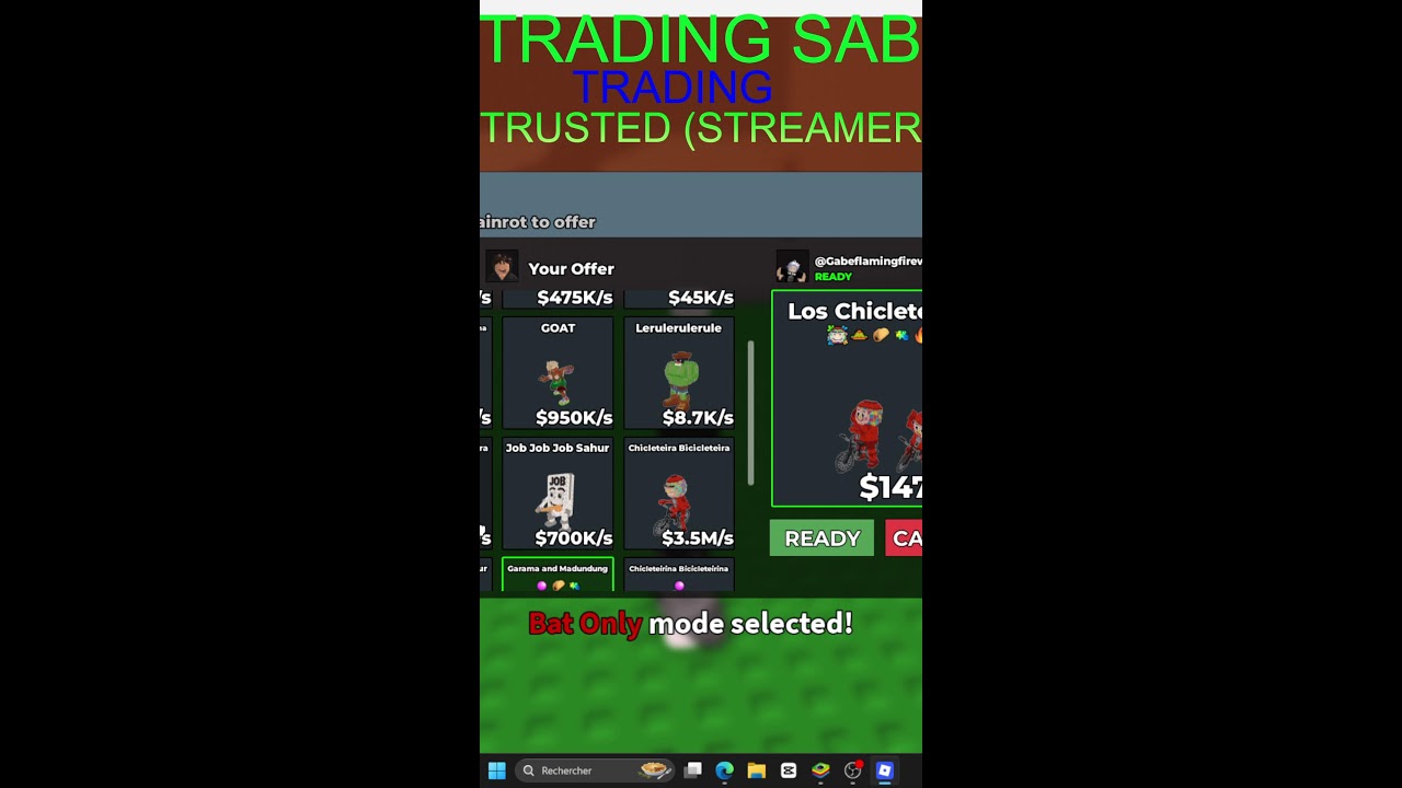 LIVE: SAB TRADING AND PVPING - YouTube