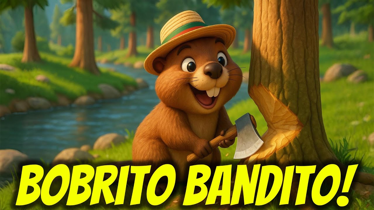BOBRITO BANDITO 🦫🎩 - WESOŁA PIOSENKA DLA DZIECI O BOBRZE - KOCIE ...