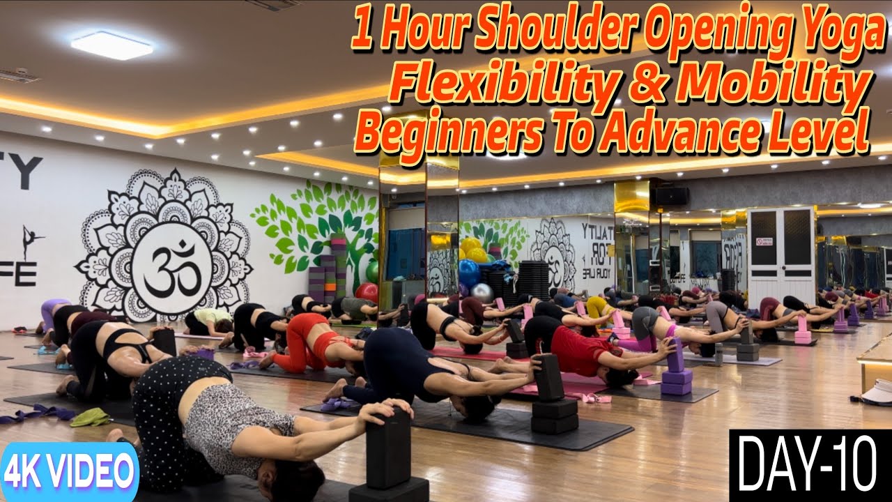 DAY-10 1 Hour Shoulder Opening Yoga Flexibility & Mobility | Master Ranjeet Singh Bhatia| - YouTube