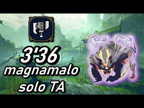 MH rise H★7 Magnamalo Clad in Hellfire 3'36"86 switch axe solo TA - YouTube