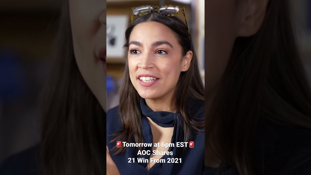 Teaser: AOC Shares 21 Wins From 2021 #shorts - YouTube