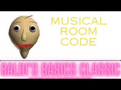 Baldi's Basics (how to get music room code) - YouTube