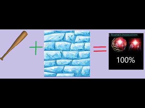PoE 2 - Frost Wall fully charging Reaper's Invocation interaction - YouTube