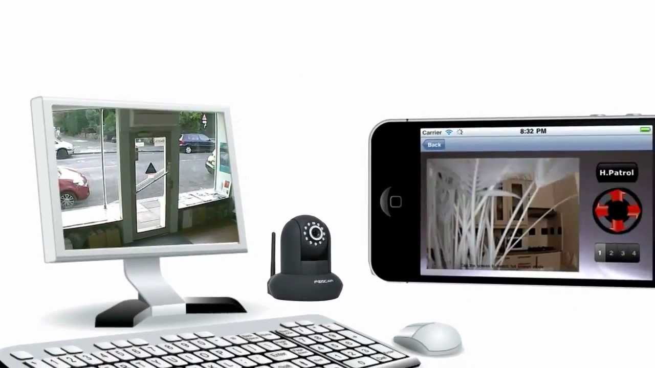 FOSCAM FI8910W Wireless IP Camera - Product Review with Features - YouTube