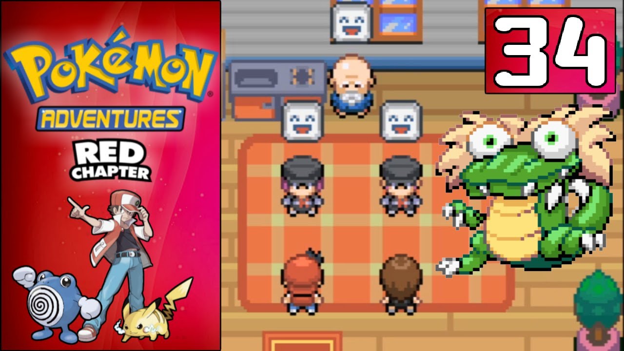 Krocki. - Part 34 - Pokemon Adventure Red Chapter Playthrough - YouTube